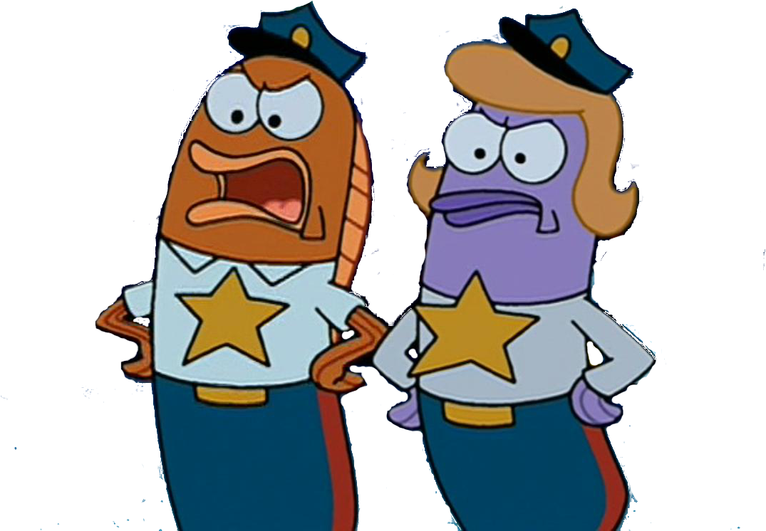 Download Spongebob Fish Police Render - Spongebob Police Png PNG Image ...