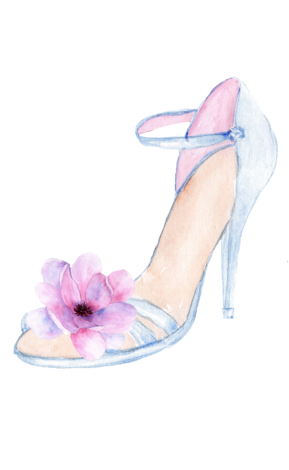 Download Flower Glass Shoes Cartoon Transparent - Illustration PNG ...