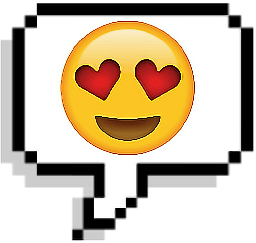 Tumblr Corazon Emoji Sticker Enamorado Pixel - Stickers Tumblr De Amor ...