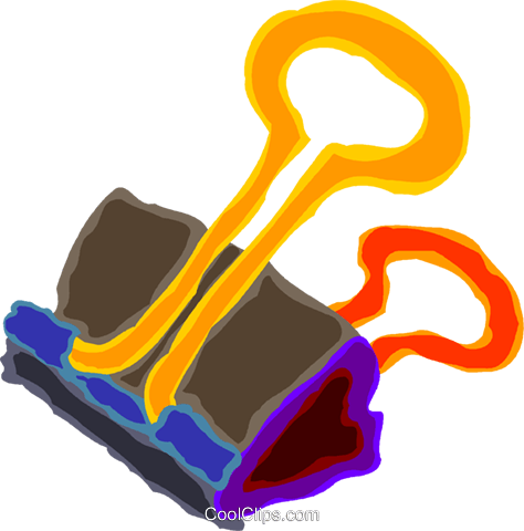 Alligator Paper Clip Royalty Free Vector Clip Art Illustration - Clip ...