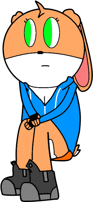 Download Jade The Rabbit Sitting On Ground - Jade The Rabbit Agk PNG ...