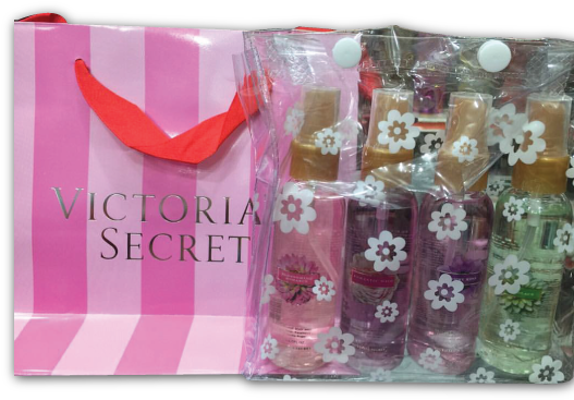 4 In 1 Victoria's Secret Mini Gift Box - Paper Bag - Free Transparent ...