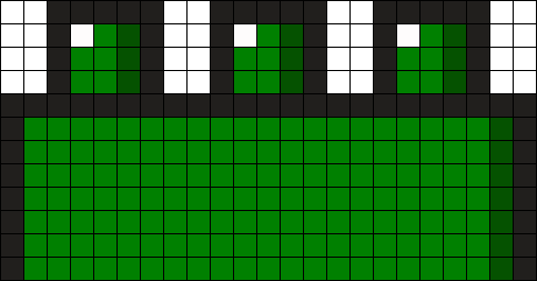 Lego Brick Perler Bead Pattern / Bead Sprite - Lego Perler Bead Pattern ...