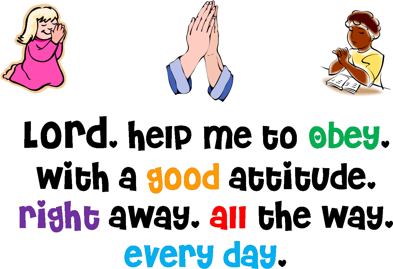 Download Parent Clipart Obey Your Parent - Lord Help Me To Obey PNG ...