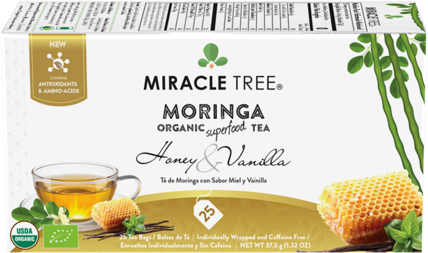 Download Organic Moringa Superfood Tea, 25 Individually Sealed ...