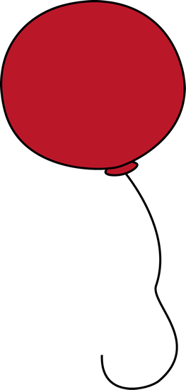 Balloon String Cliparts - Red Balloon With String Clipart - Free ...