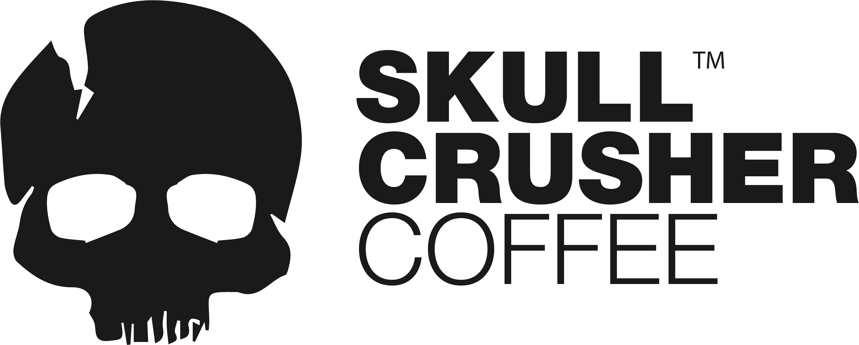 Skull Crusher Coffee Logo Dark - We Love House Music - Free Transparent ...