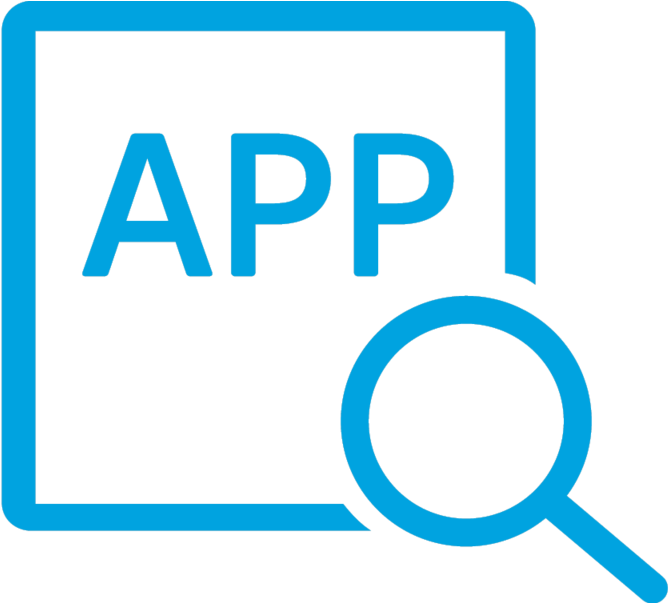 Computer Logo Mobile App - Application Icon Png Transparent - Free ...
