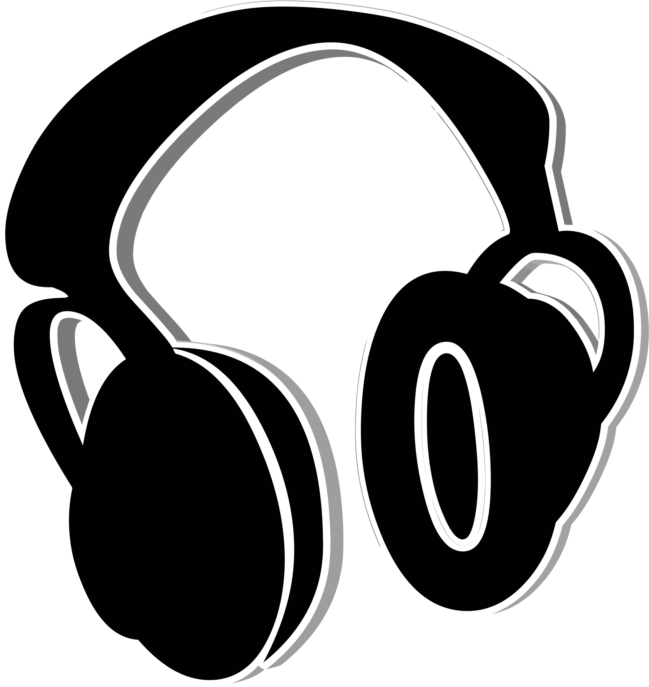 Download Headphones Icon Grafitti Pinterest - Headphones Clip Art PNG ...