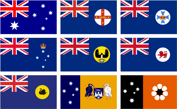 Download Currentall State Flags Of Australia - States Of Australia ...