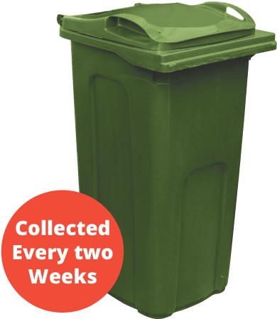 Download Non Recyclable Waste Bin - Brown Recycling Bin Transparent PNG ...