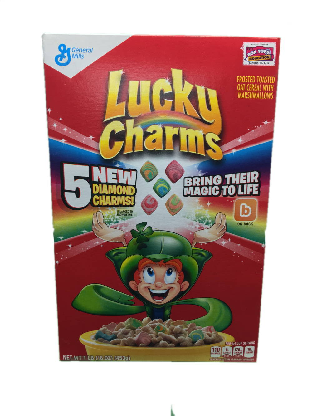Copy Of General Mills Lucky Charms 16 Oz - Free Transparent PNG ...