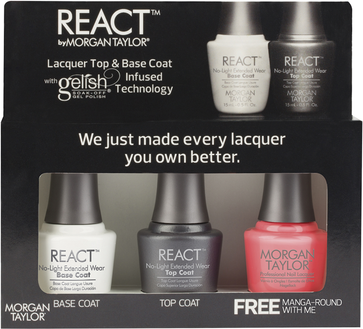 Download Nail Polish Png Reaction - Morgan Taylor React Lacquer Top ...