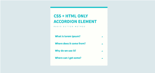 Download Com Css Html Only Accordion Radio Button Method - Html And Css ...