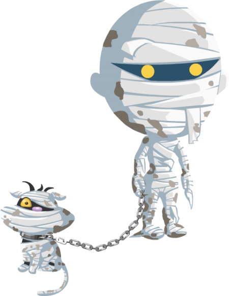 Halloween Mummy Set - Halloween Clipart Transparent Background - Free ...