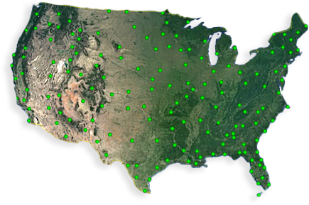 Download Lightning Sensor Network - Map PNG Image with No Background ...