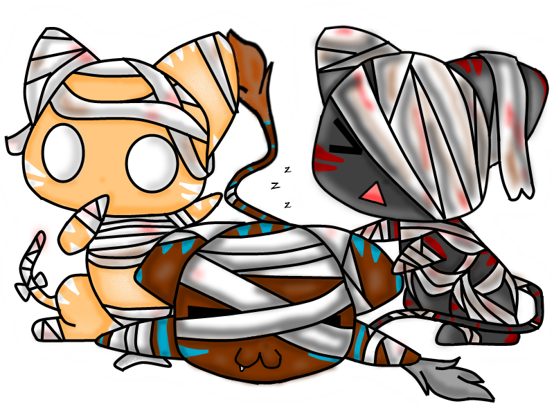 Download Mummy Transparent Fictional Png Transparent Stock - Mummy Cat ...