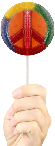 Download Gummy Peace Sign On A Stick For Fresh Candy And Great - Peace ...