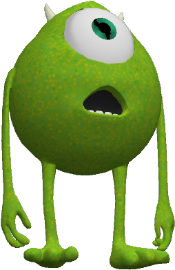 Mike Wazowski Angle2 - Free Transparent PNG Download - PNGkey