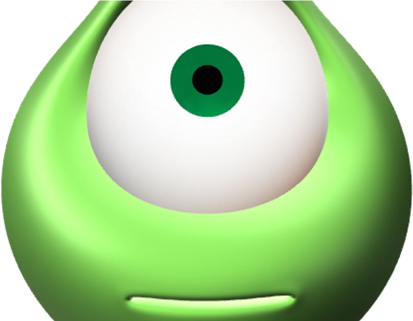 Transparent Face Mike Wazowski - Free Transparent PNG Download - PNGkey