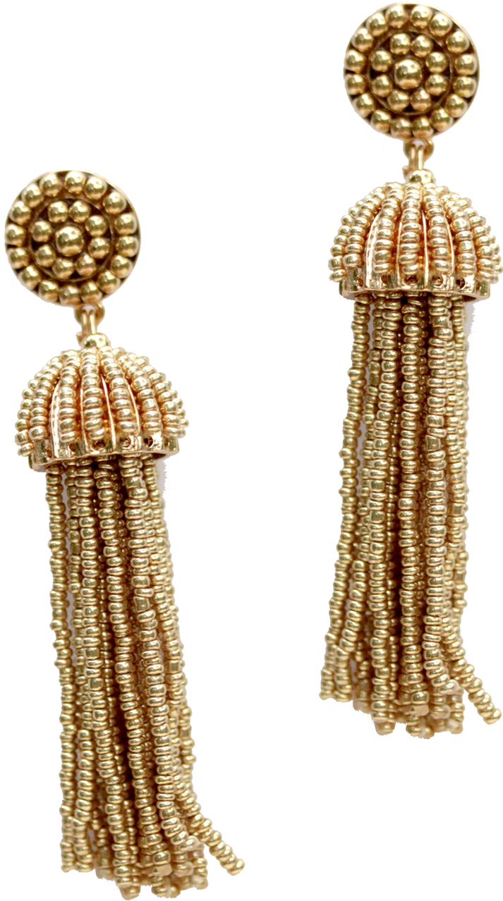 Download Gold Tassel Drops - Gold PNG Image with No Background - PNGkey.com