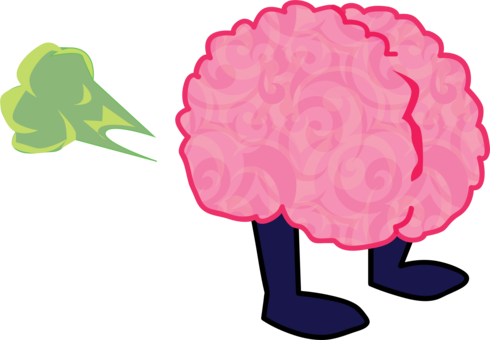 Download Brain Fart Drawing Cartoon Flatulence - Brain Fart Png ...