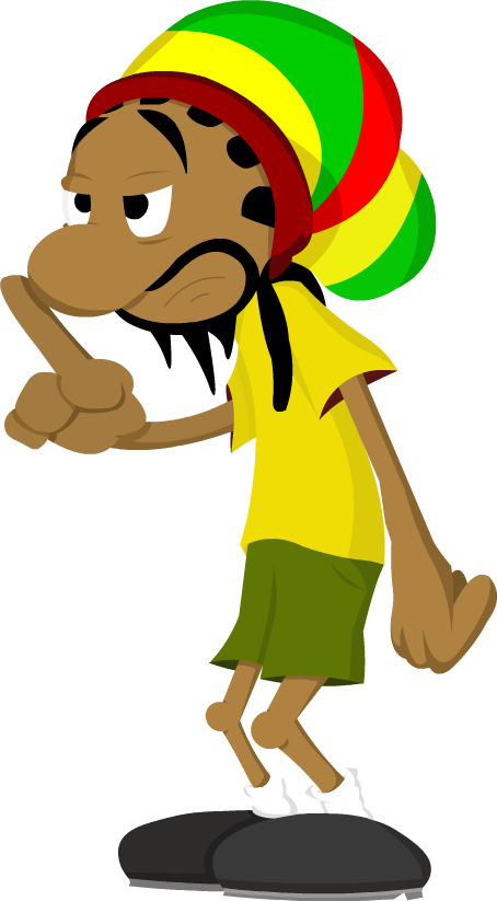 Download Rasta Man - Rasta Cartoon Png PNG Image with No Background ...