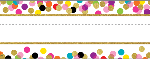 Confetti Flat Name Plates - Confetti Name Plate - Free Transparent PNG ...