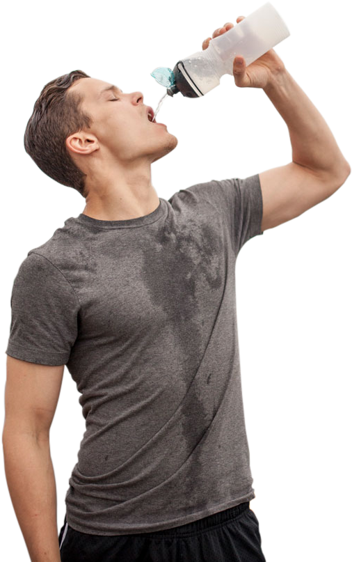 Man Drink Water - Free Transparent PNG Download - PNGkey