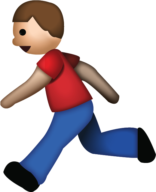 Download Ai File - Running Man Emoji Transparent - Free Transparent PNG ...