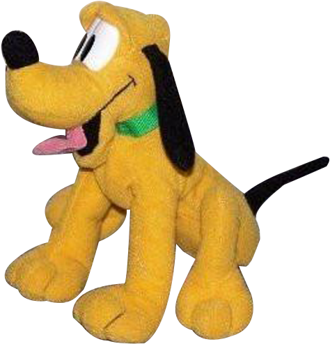 Disney Mickey Mouse's Pluto 18" Plush Dog Toy - Disney Mini Bean Bag ...