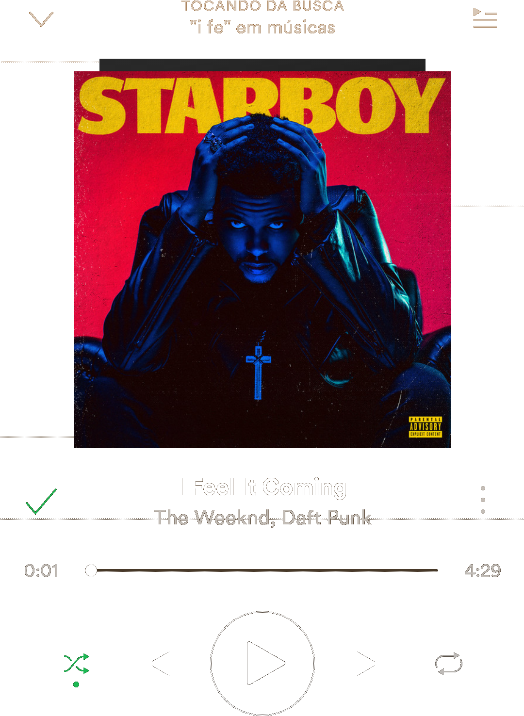 Download Transparent Spotify The Weeknd I Feel It Coming Now - Weeknd ...