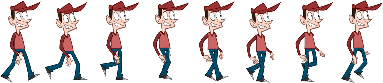 Texturepacker Spritesheet Output Animation Frames Walk Cycle