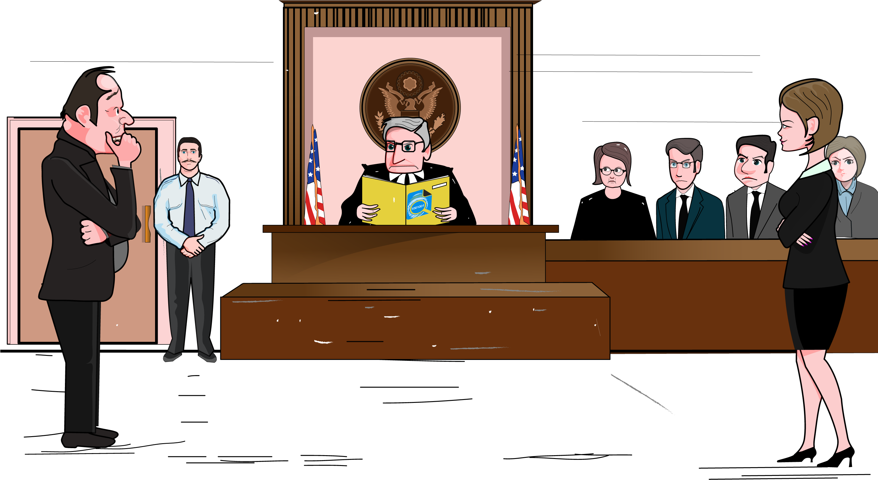 Animation Explainer Video - Courtroom Animated - Free Transparent PNG ...