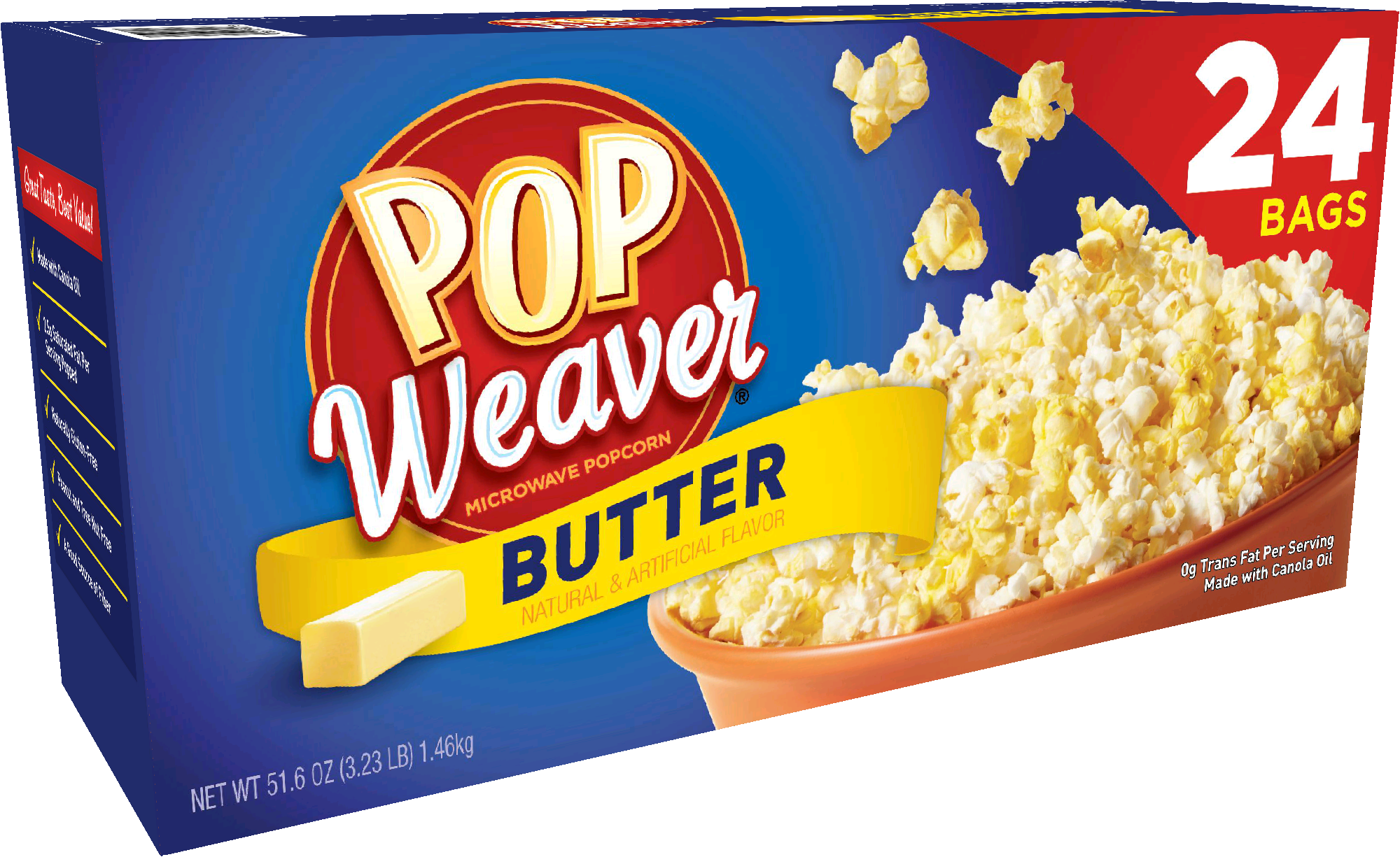 Download Why Pop Weaver - Pop Weaver Microwave Popcorn PNG Image with ...
