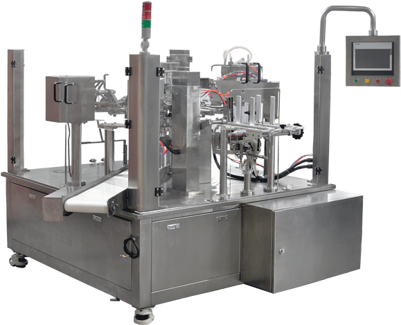 Download Premade Pouch Rotary Packing Machine - Packaging Machine Png ...