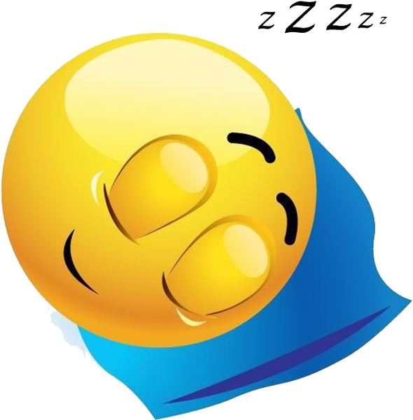 Emoji - Durmiendo - Smiling Sleeping Emoji - Free Transparent PNG ...