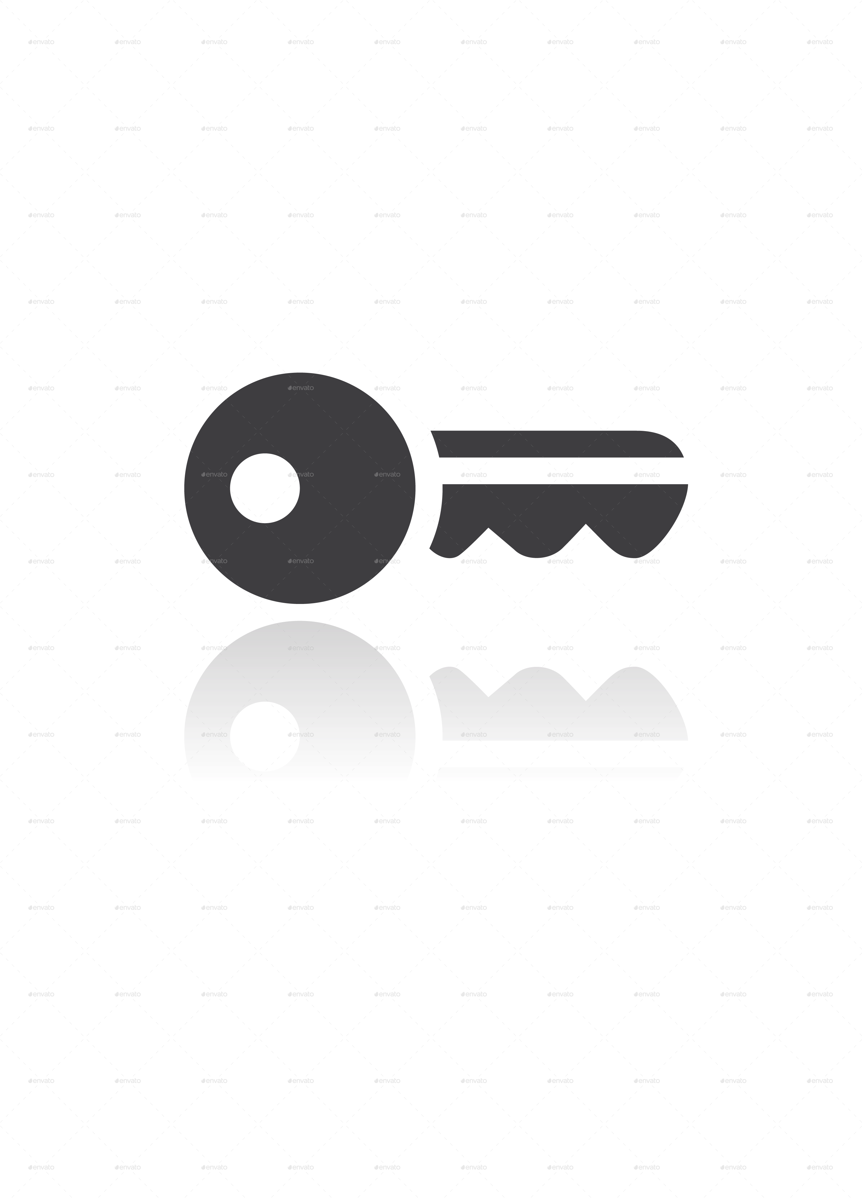 Download Png/iconset Grey Security 01 Key - Circle PNG Image with No ...