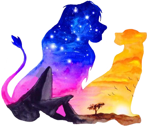 Download Silueta Del Rey Leon PNG Image with No Background - PNGkey.com