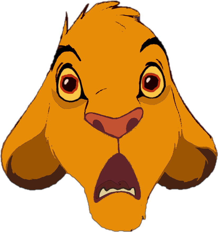 Download The Lion King Clipart Hq Png Image - Lion King Simba Shocked ...