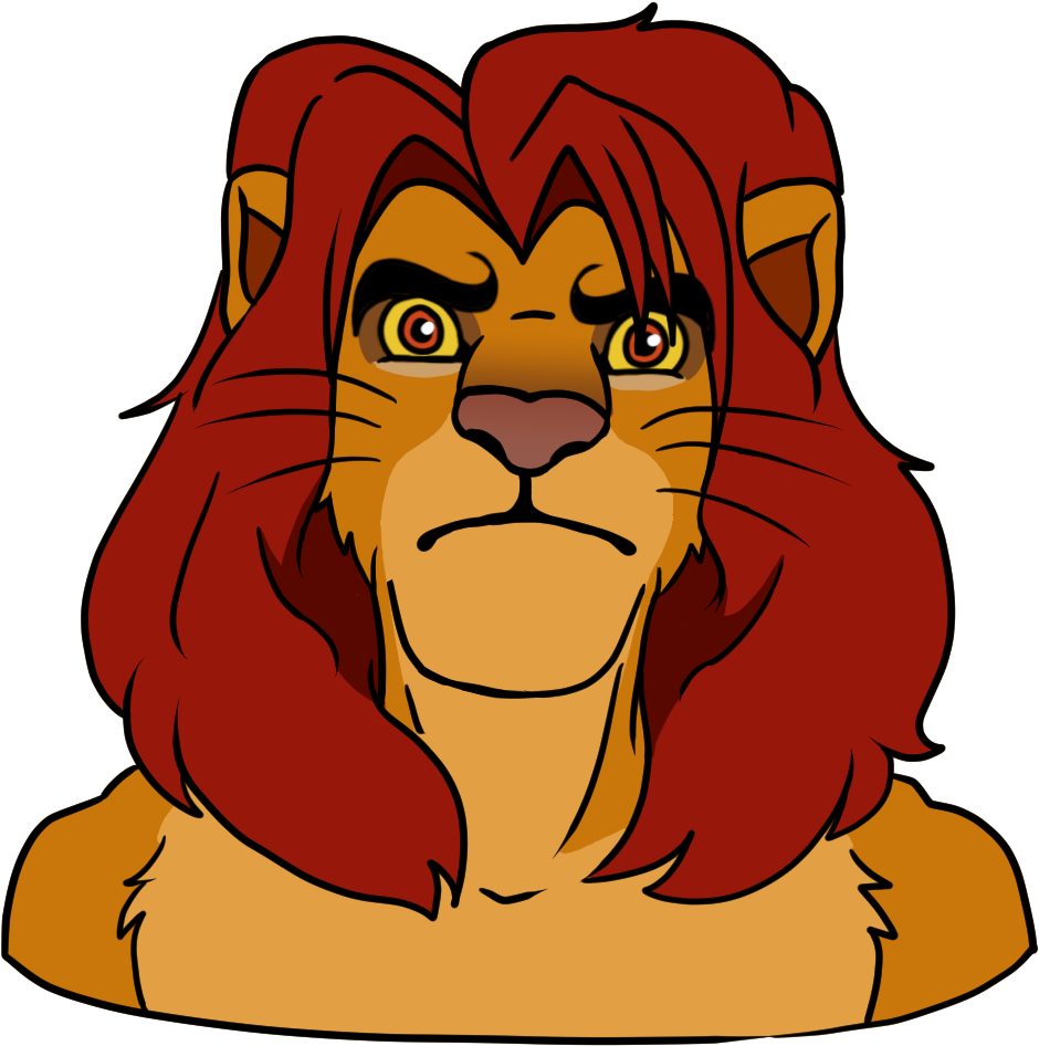 Download [c] Simba - Anthro - Simba Furry Art PNG Image with No ...