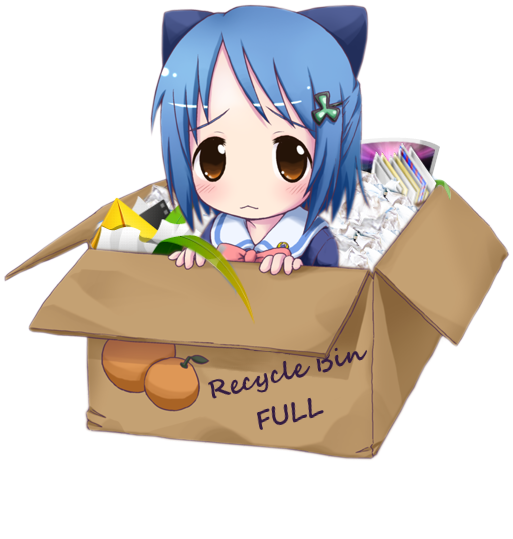 Anime Recycle Bin Icon - Free Transparent PNG Download - PNGkey