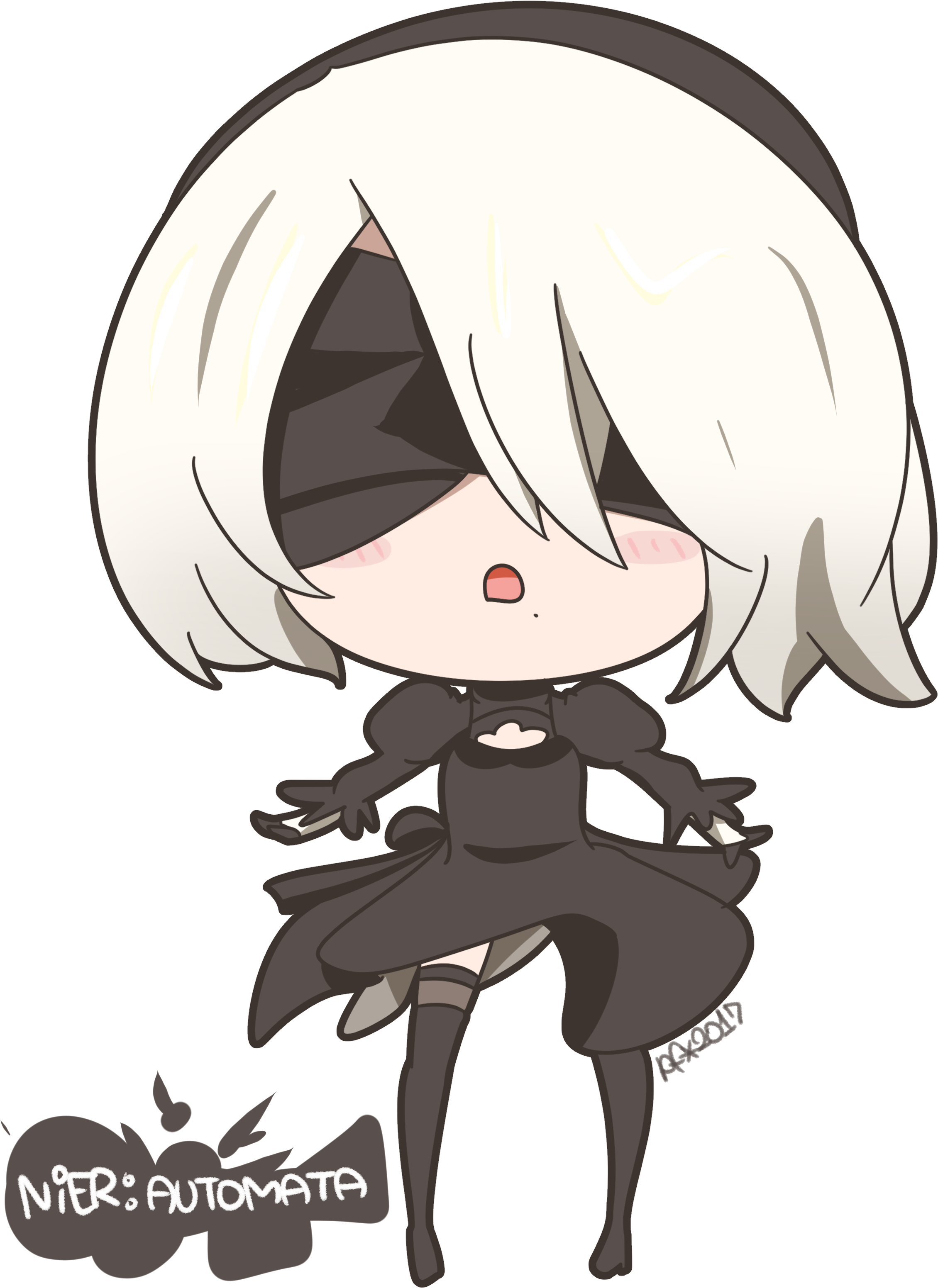 Download Nier - Automata 2b - Tf2 2b PNG Image with No Background ...