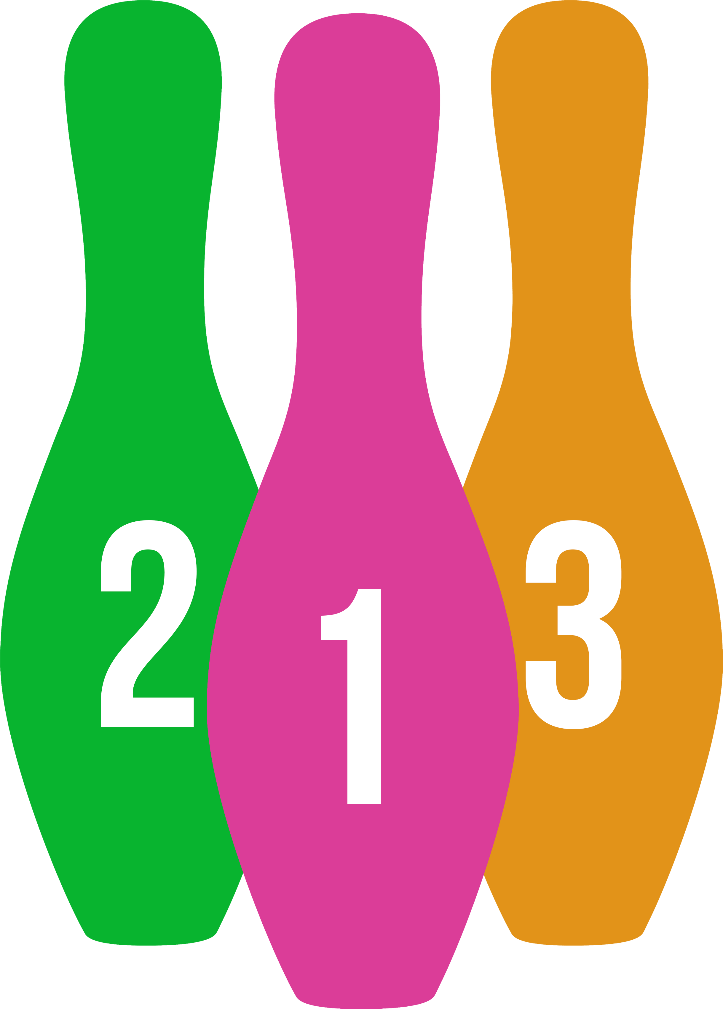 Download Bowling Clipart Senior - Colored Pin Bowling Png PNG Image ...