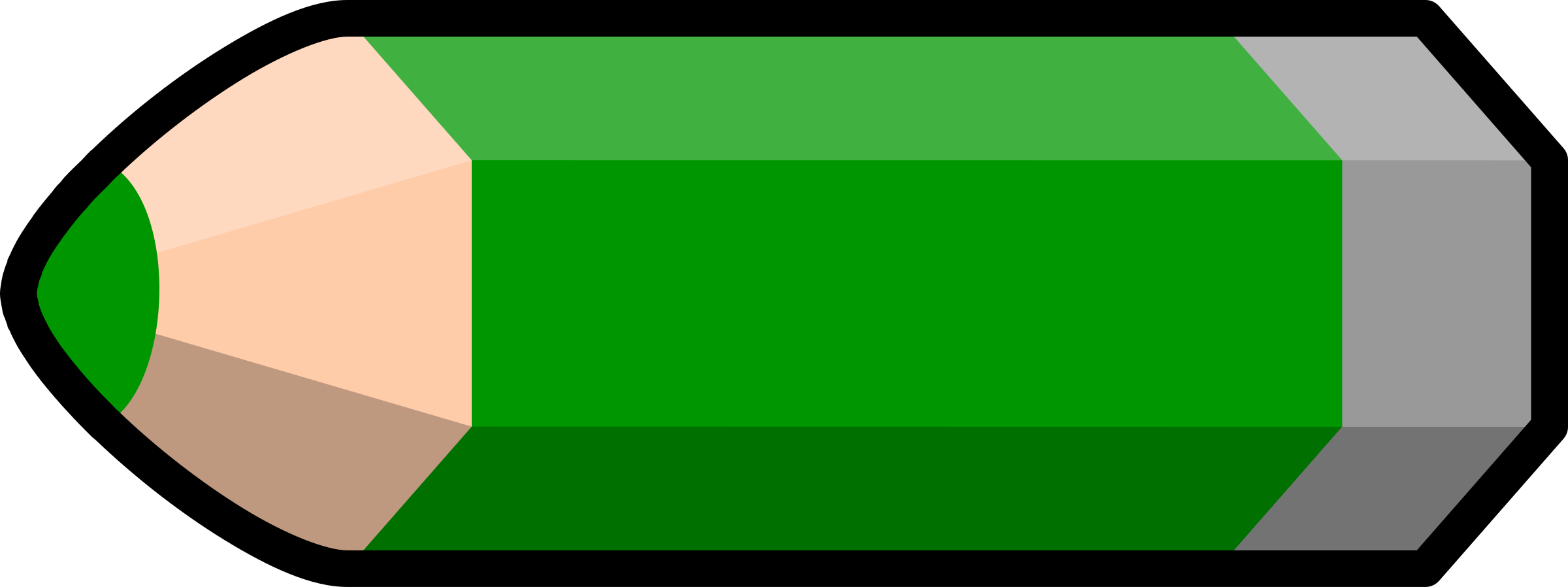 Download Big Image - Green Color Pencil Clipart PNG Image with No ...