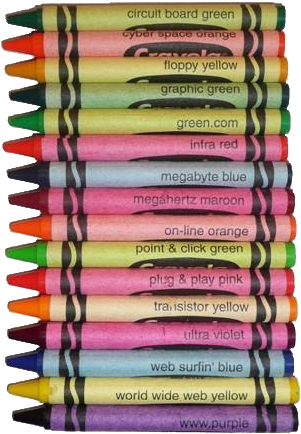 Crayola ️ - Crayola Crazy Colour Names - Free Transparent PNG Download ...