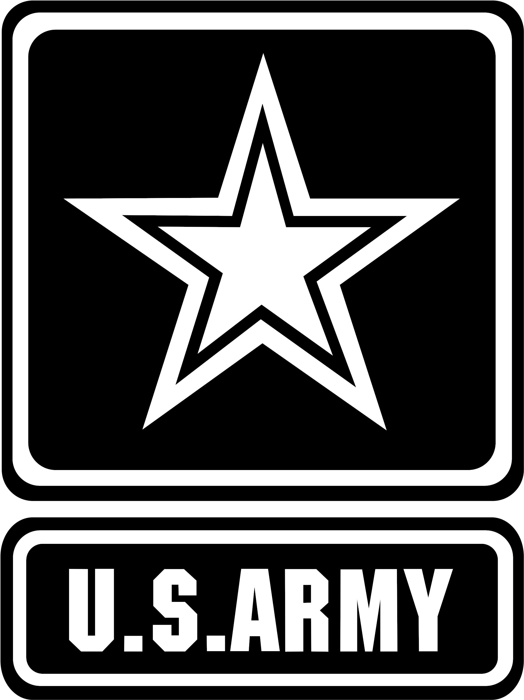 Download Army Logo Black And White - Us Army Logo Black And White PNG ...