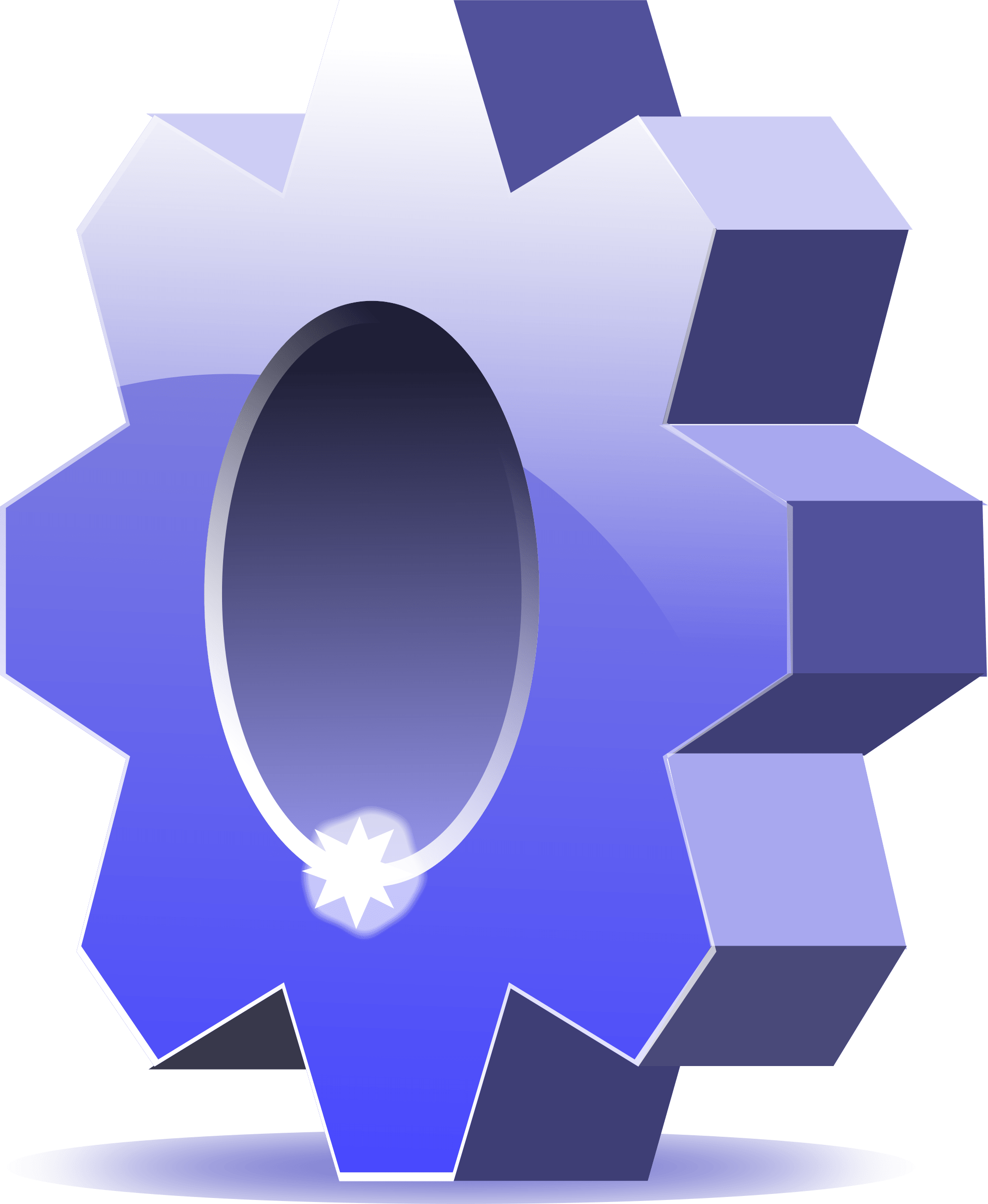 Download How To Set Use Blue Gear Icon Png PNG Image with No Background ...