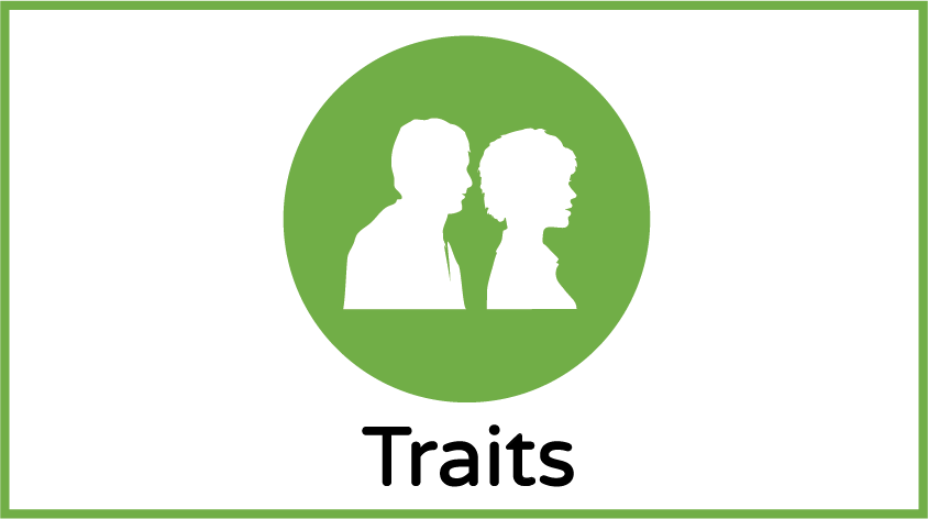 Download Traits Standard Size Blue Border - Silhouette PNG Image with ...