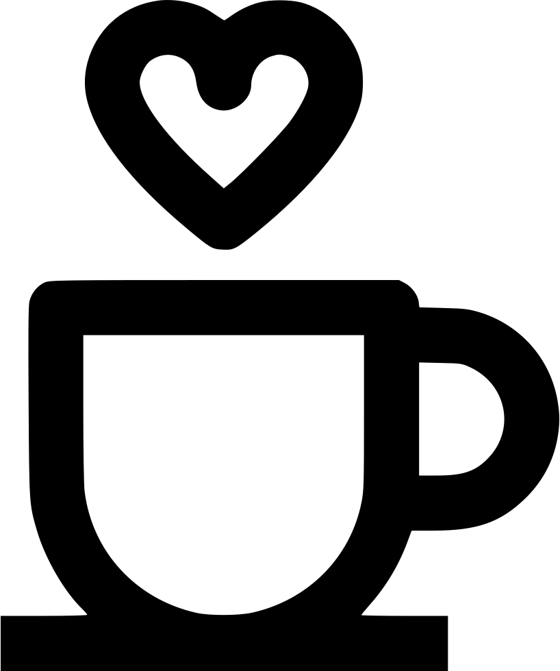 Heart Coffee Svg Png Icon Free Download - Scalable Vector Graphics ...